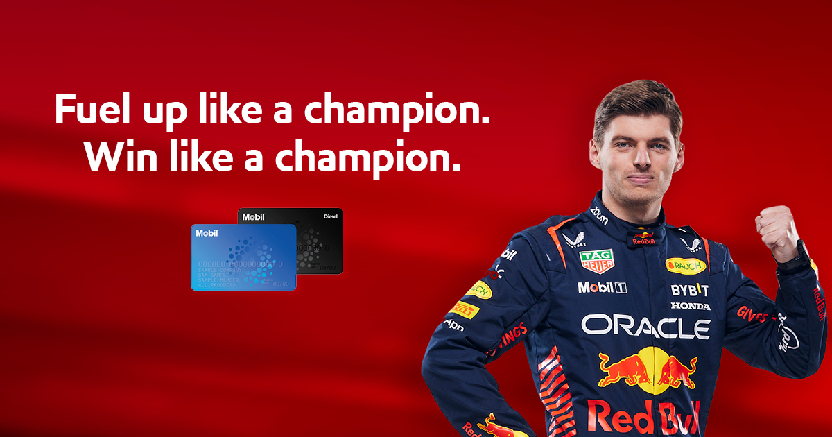 Mobil Card Red Bull Racing Offer